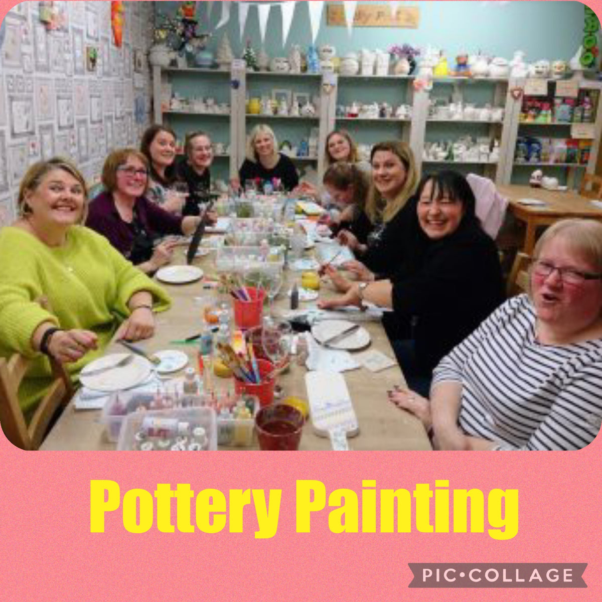 Adult Pottery Painting Evening – Tilly Pots
